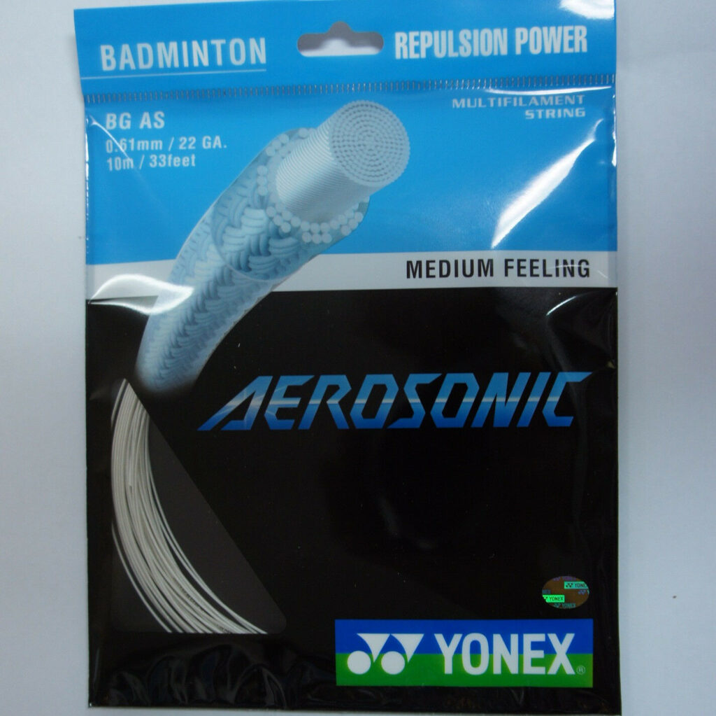 Yonex BG Aerosonic Badminton String – 0.61mm Super Power – TOTAL SPORTS ...