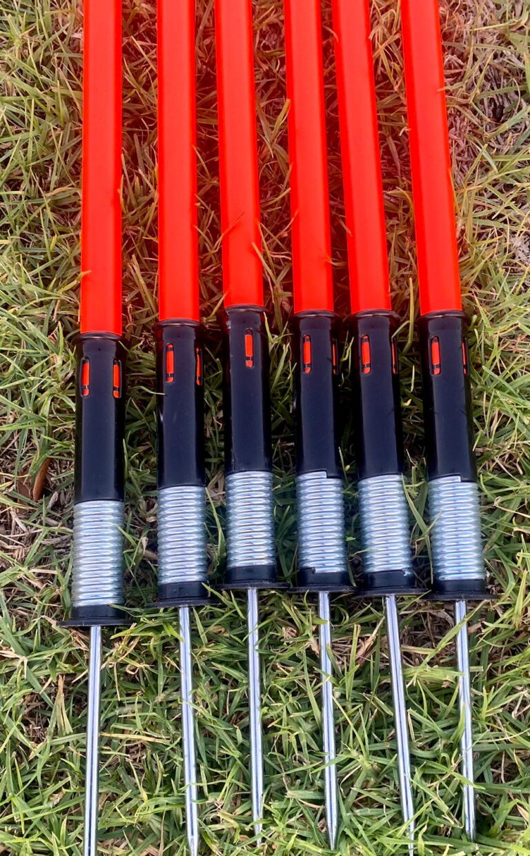 TSA 1.8m Pro Multi Spike Spring Agility Pole