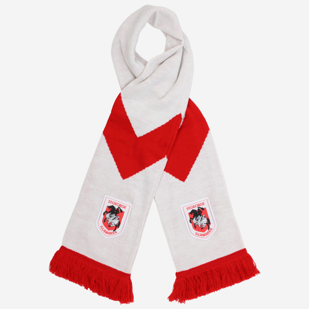 ST George Illawarra Dragons NRL Team Retro Scarf – TOTAL SPORTS AUSTRALIA