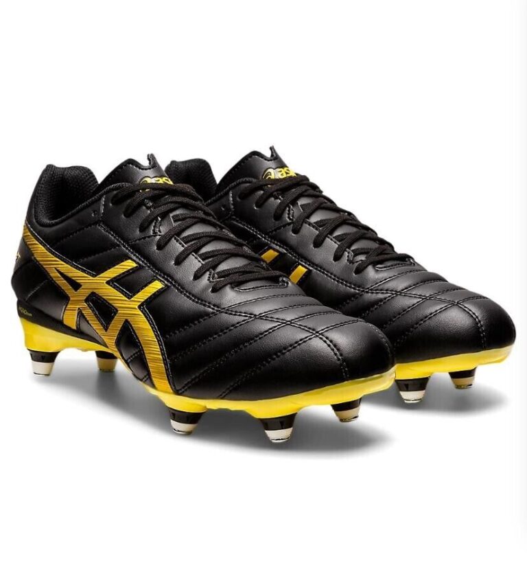 Asics Lethal Speed ST Mens Football Boot – Black/Vibrant Yellow – TOTAL ...