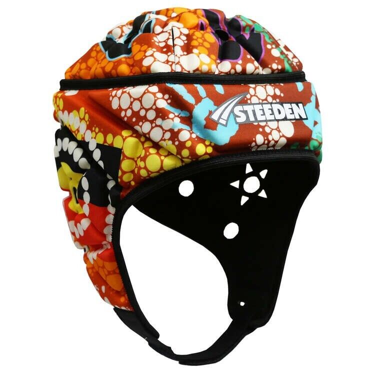Steeden Indigenous Multi Rugby Headgear – 2024 – TOTAL SPORTS AUSTRALIA
