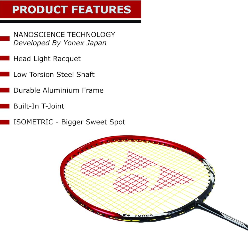 Yonex Nanoray 6000i Badminton Racquet (u G4 Head Light Series) – TOTAL ...