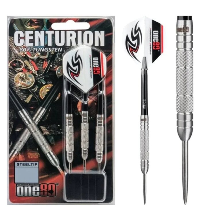 One80 Centurion 80% Tungsten Steel Tip Darts (21g) – TOTAL SPORTS AUSTRALIA