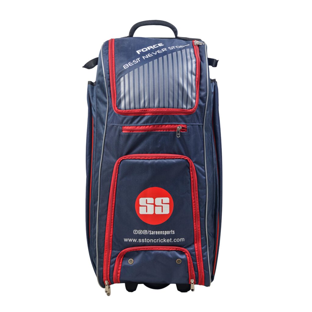 SS Force Duffle Wheelie Cricket Kit Bag With Trolley